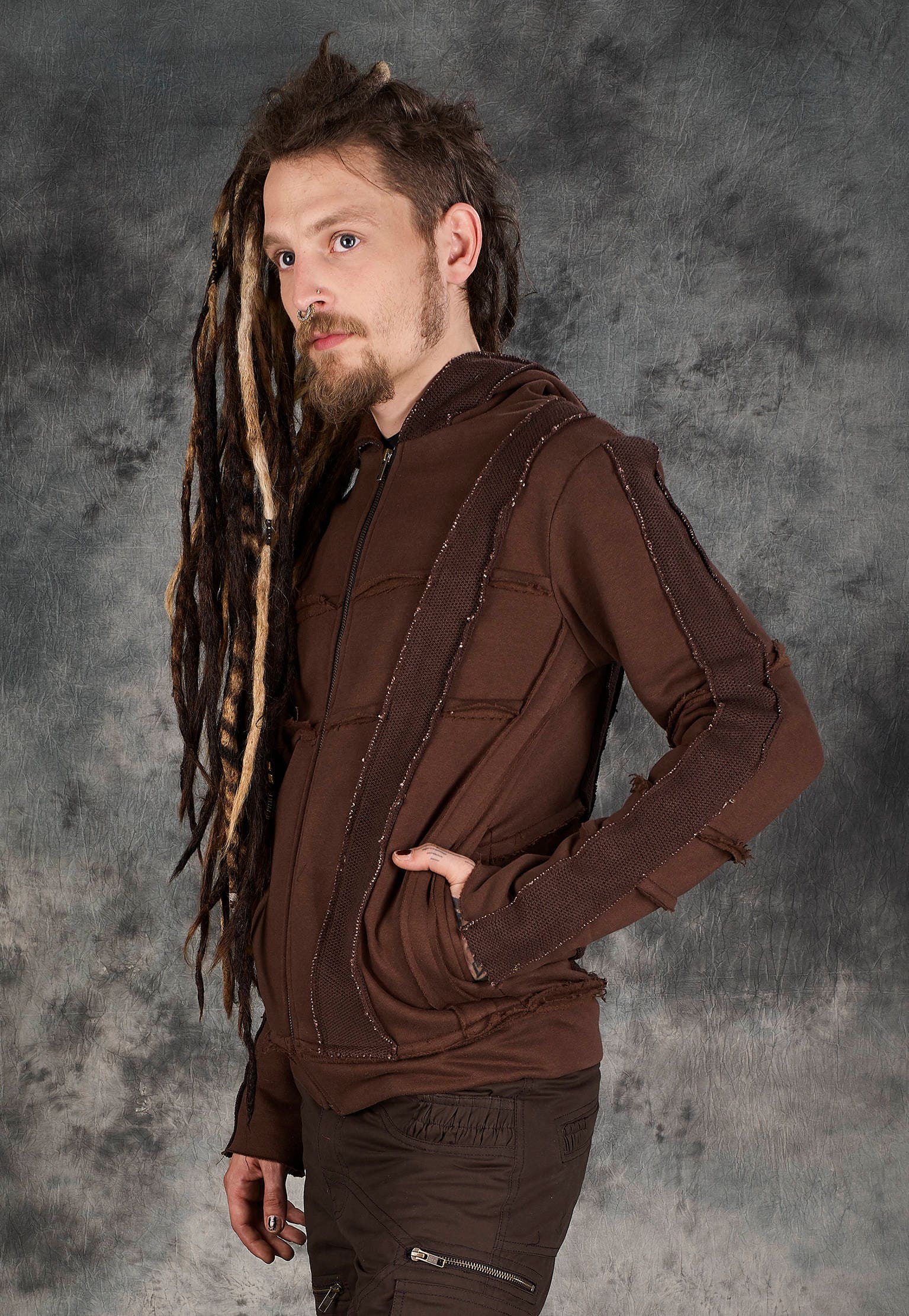 Mens Psychedelic Hoodie~tribal Clothing~mens Hippie Clothing~festival ...