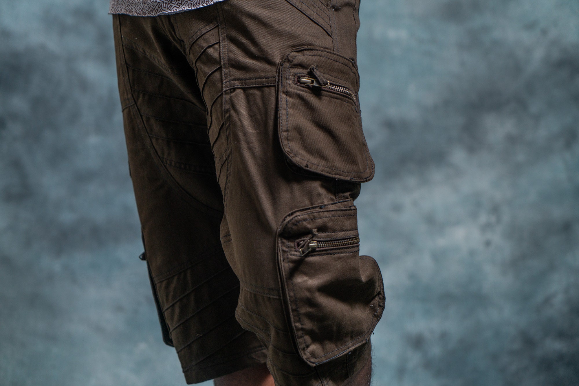 Cargo Tribal ShortsMen Goa PantsTribal ClothingMens Hippie | Etsy