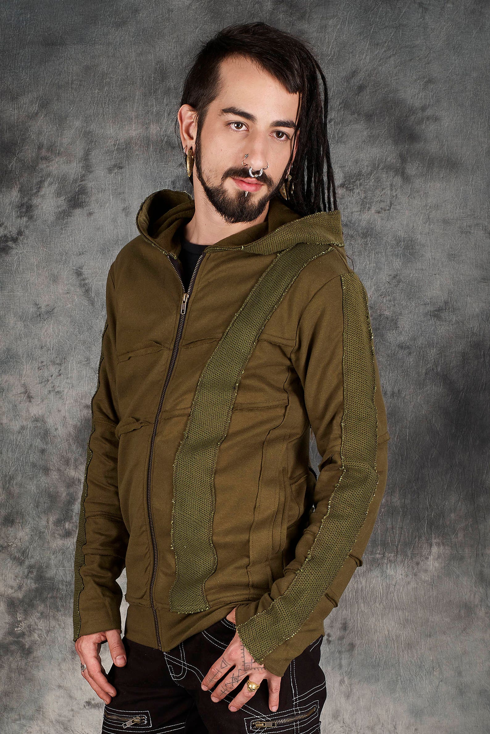 Mens Psychedelic Hoodie~tribal Clothing~mens Hippie Clothing~festival ...