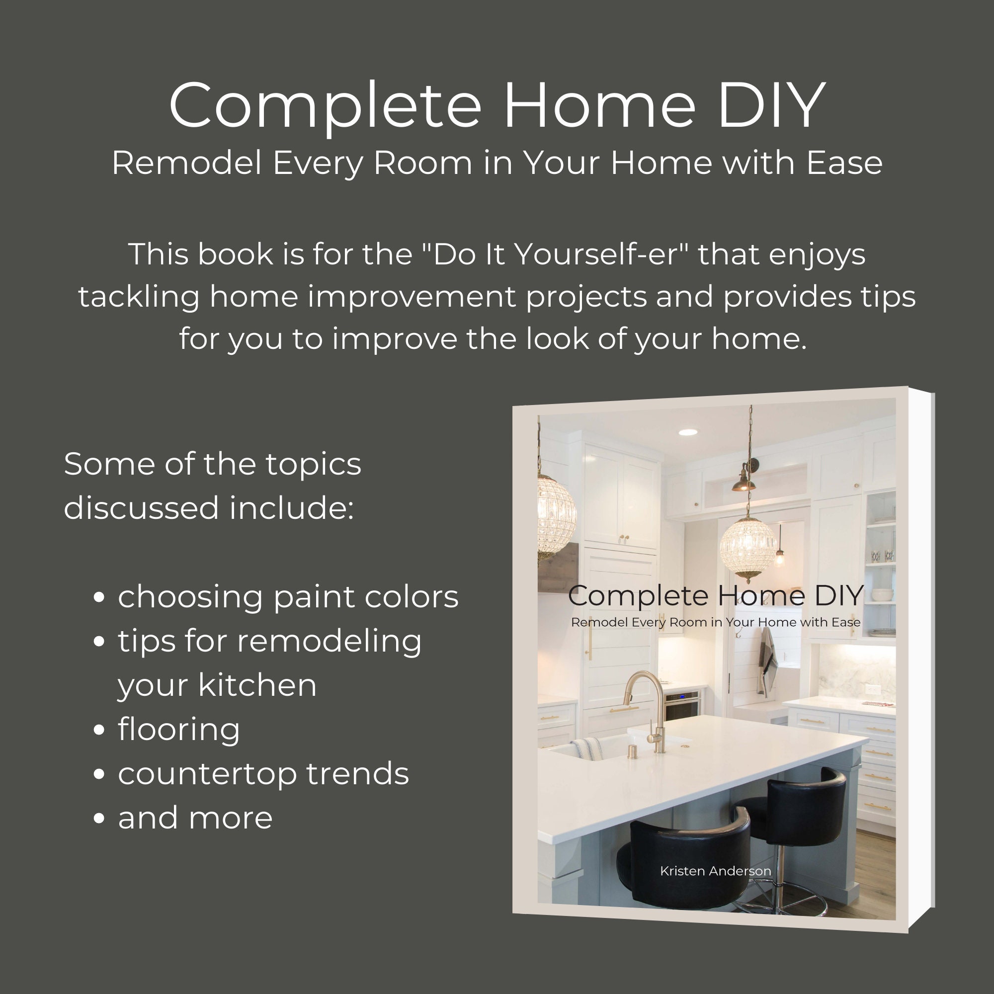 Complete Home DIY Digital Book Pdf, Home Decor Book, DIY Home Remodel ...