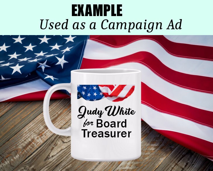 Elections Labels, Tags, Stickers - PRINTABLE, 12 Designs, Name Tag, for ...