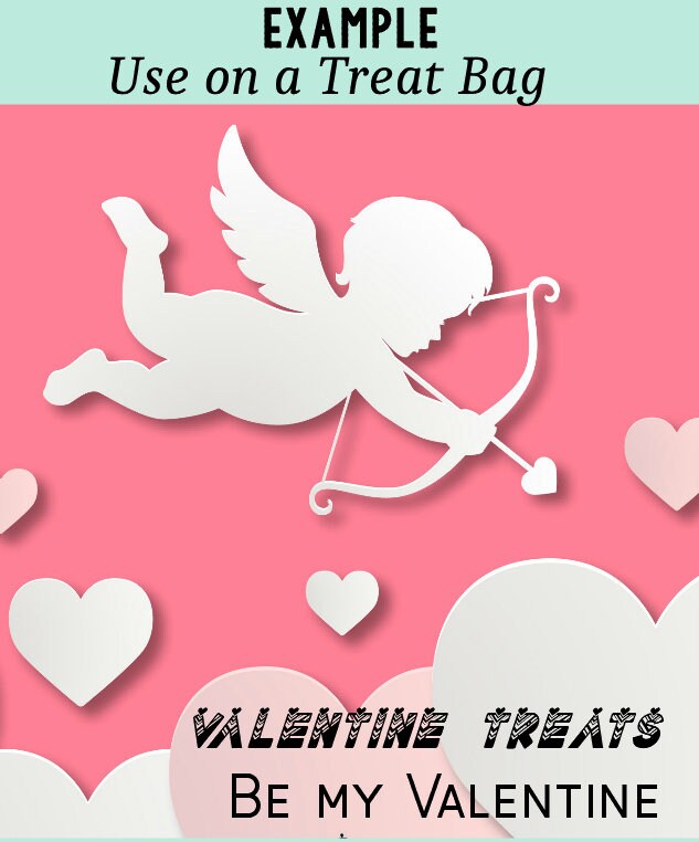 CUPID Labels, Tags & Stickers - PRINTABLE -12 Designs - Party Decor ...