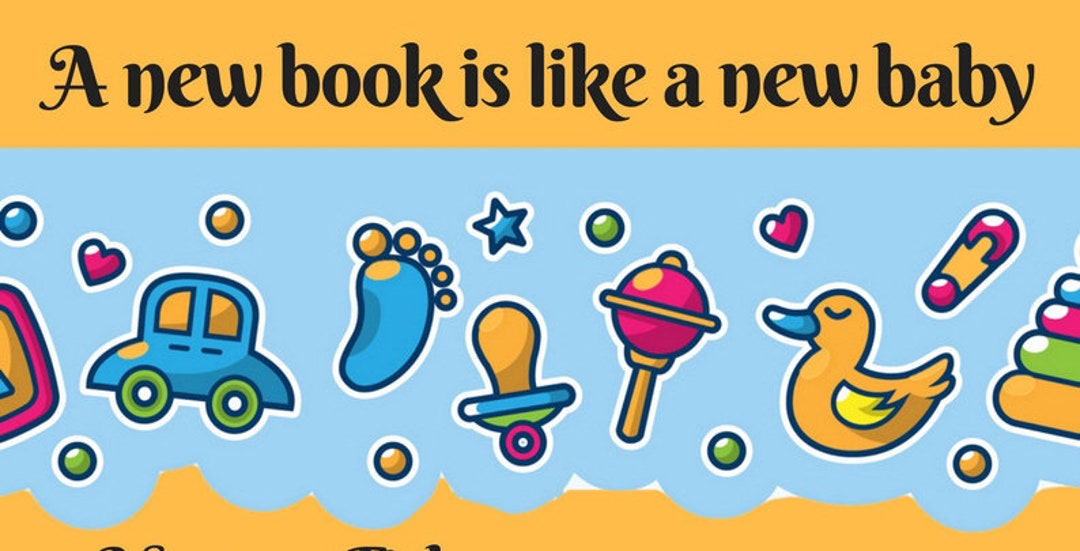 Book Birth Announcement PRINTABLE- Baby Elements - for Authors and ...