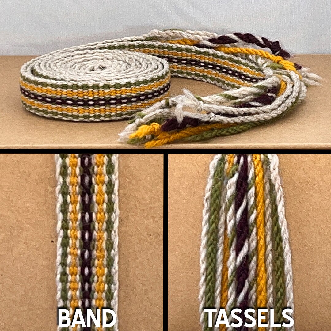 Hand-woven Nordic Woolen Belt or Trim for Viking/medieval - Etsy