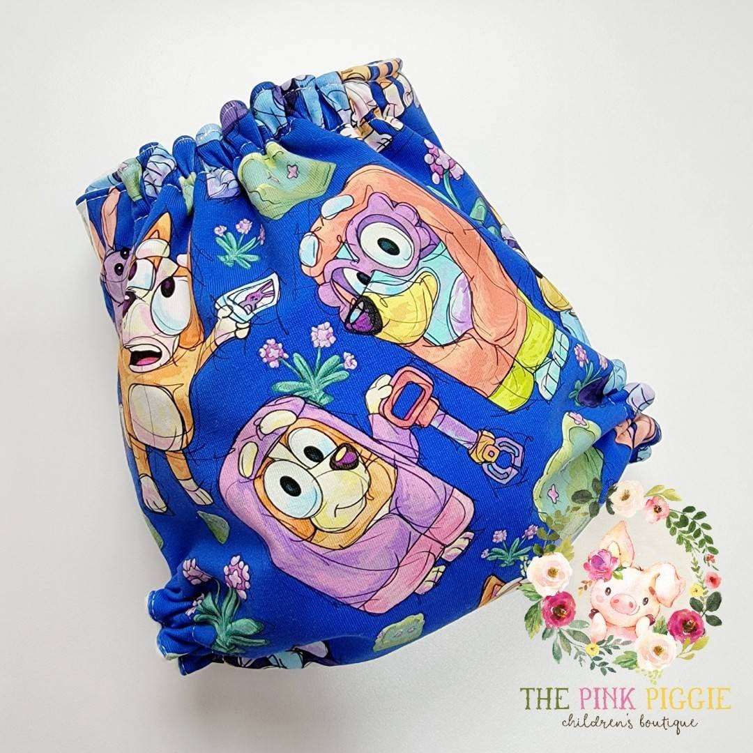 Bluey Inspired Cloth Diaper - Etsy UK