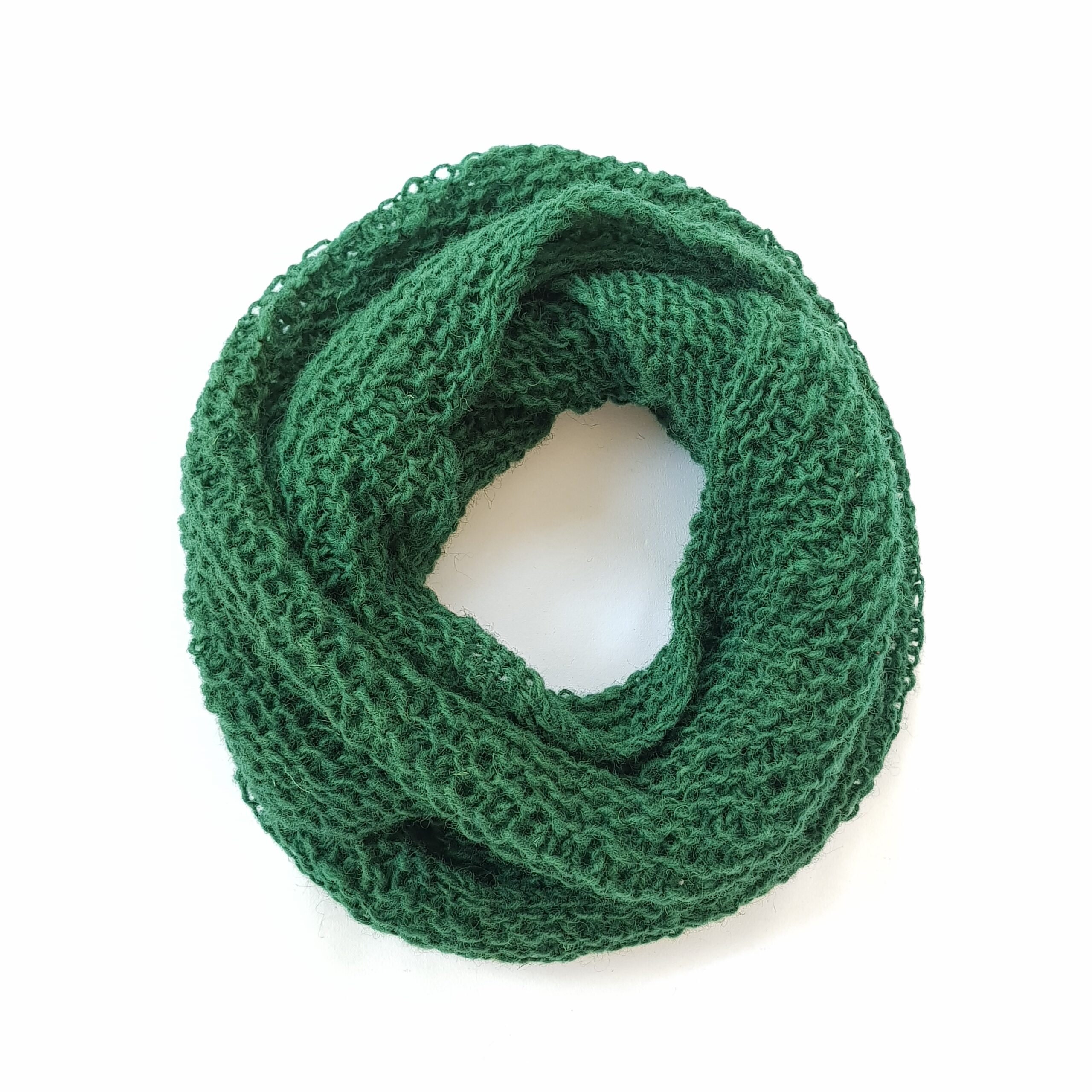 Wool Infinity Scarf, Handknitted Scarf, Infinity Scarf for Women, Wool ...