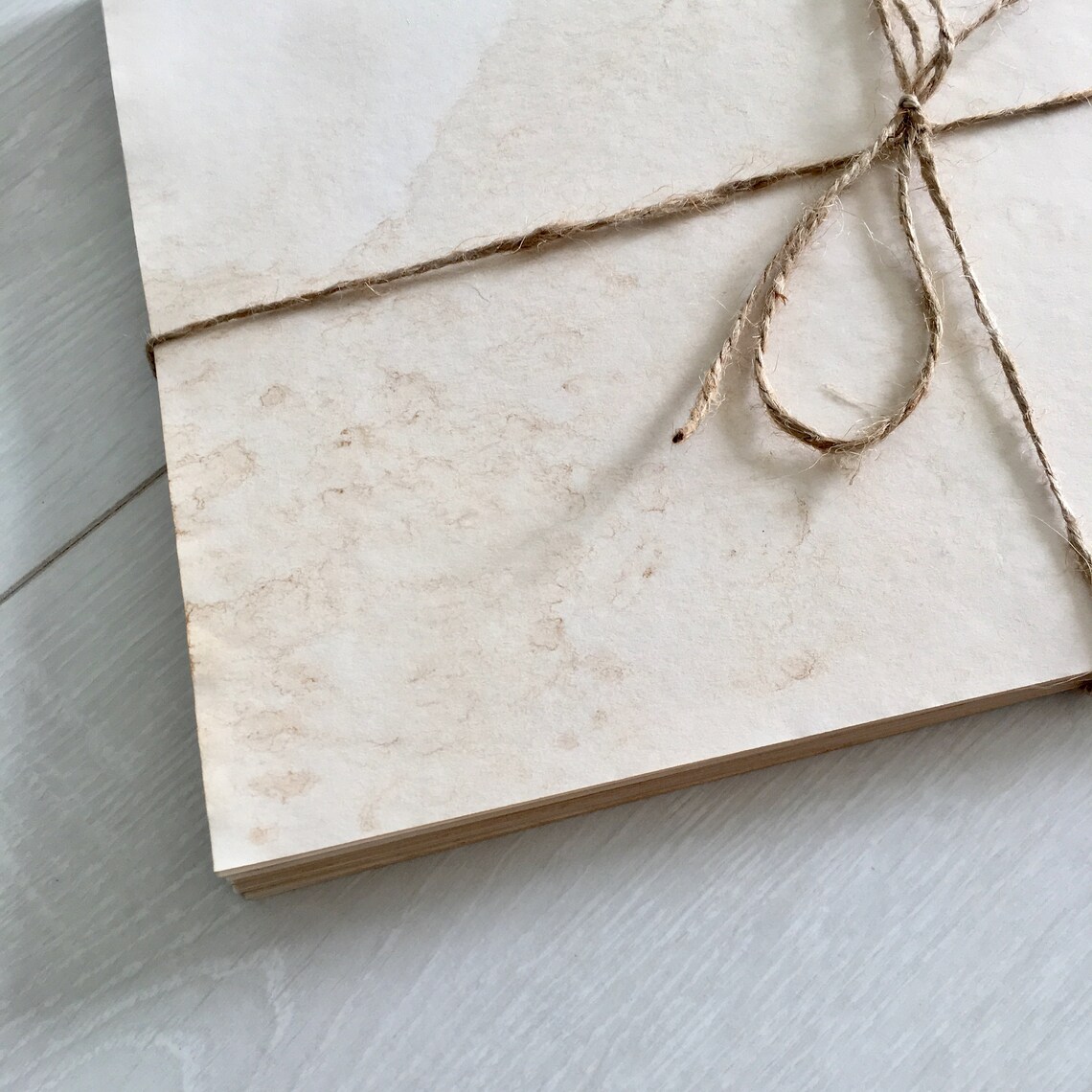 100 Sheets of Tea Dyed Paper A4, Aged Paper Sheets, Vintage Style ...