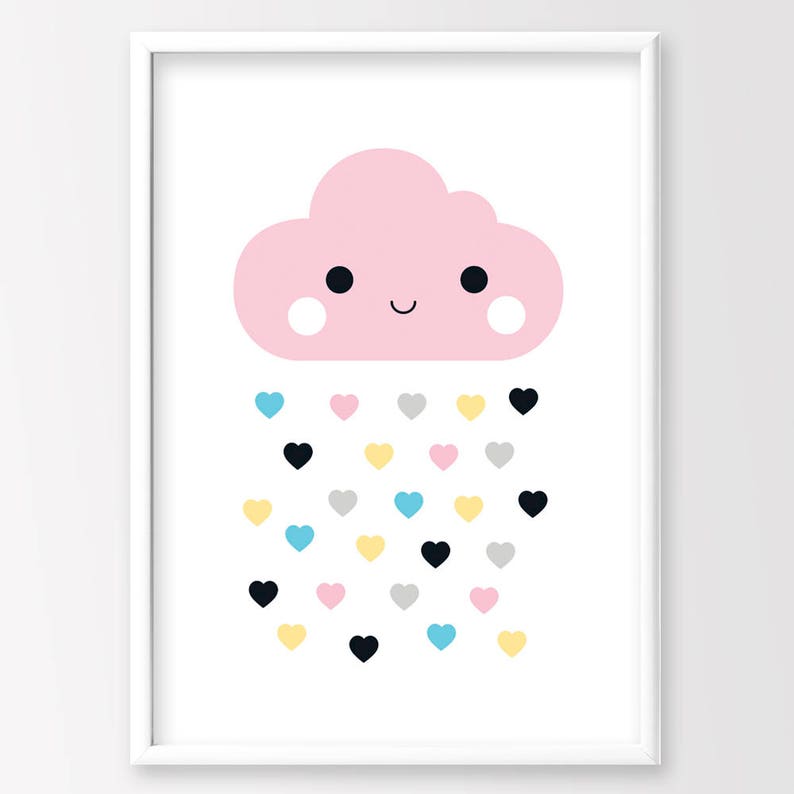 Cloud Print, Nursery Decor, Kids Room Decor, Kids Printable Art - Etsy UK