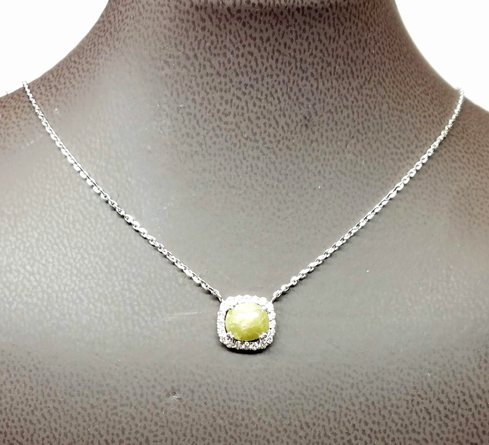 Gray Diamond Necklace Rose Cut Grey Diamond Necklace Raw - Etsy