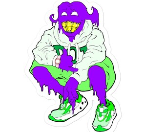 Drip Diamond Teal Sticker - Etsy