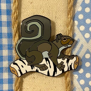 Squirrel Hard Enamel Pin Squirrel Pin Animal Pin Art | Etsy