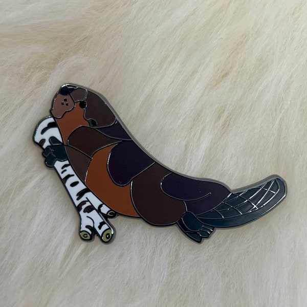 Beaver Brooch - Etsy