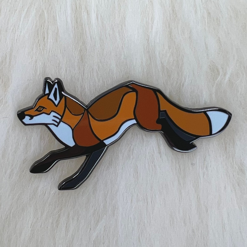 Fox Pin - Etsy