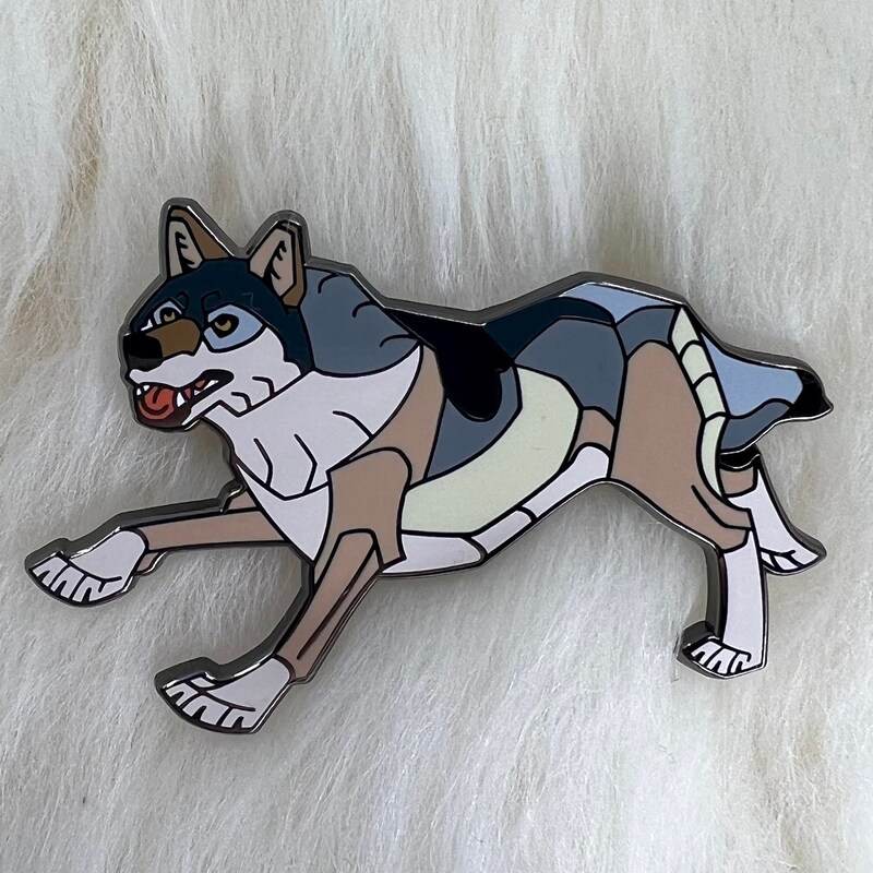 Wolf Pin - Etsy