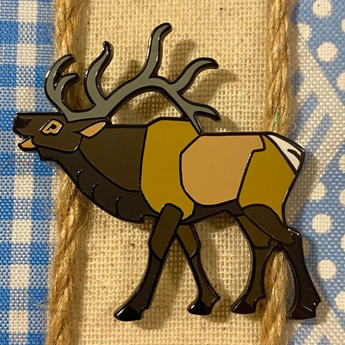 Otter Hard Enamel Pin Otter Pin Animal Pin Art Deco | Etsy