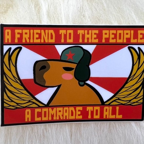 Capybara Sticker Capybara Decal Capybara Vinyl Decal - Etsy Israel