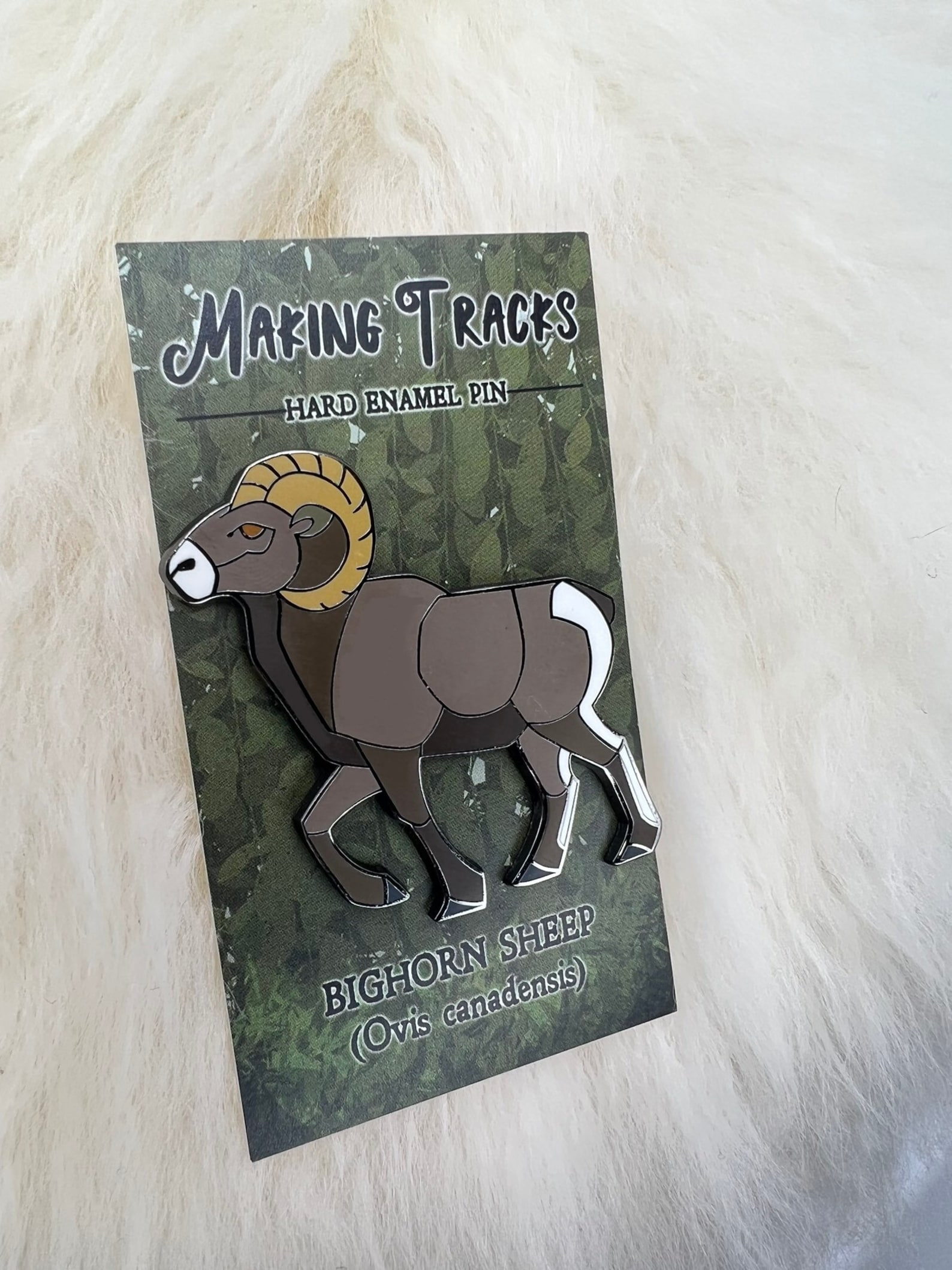 Bighorn Sheep Hard Enamel Pin Ram Pin Animal Pin Art - Etsy