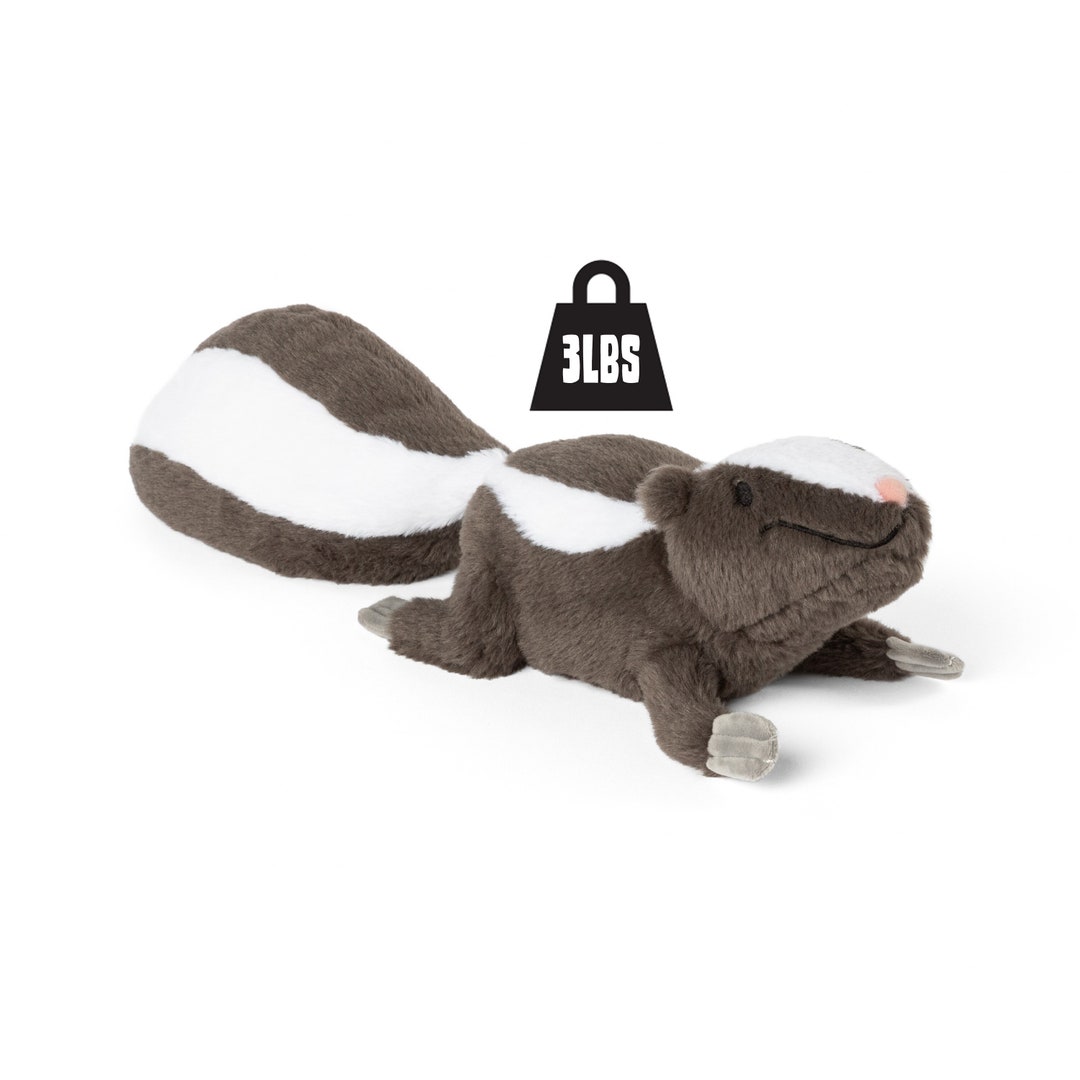 3 Lb Weighted Skunk Plush: Sensory Calming Stuffed Animal - Etsy