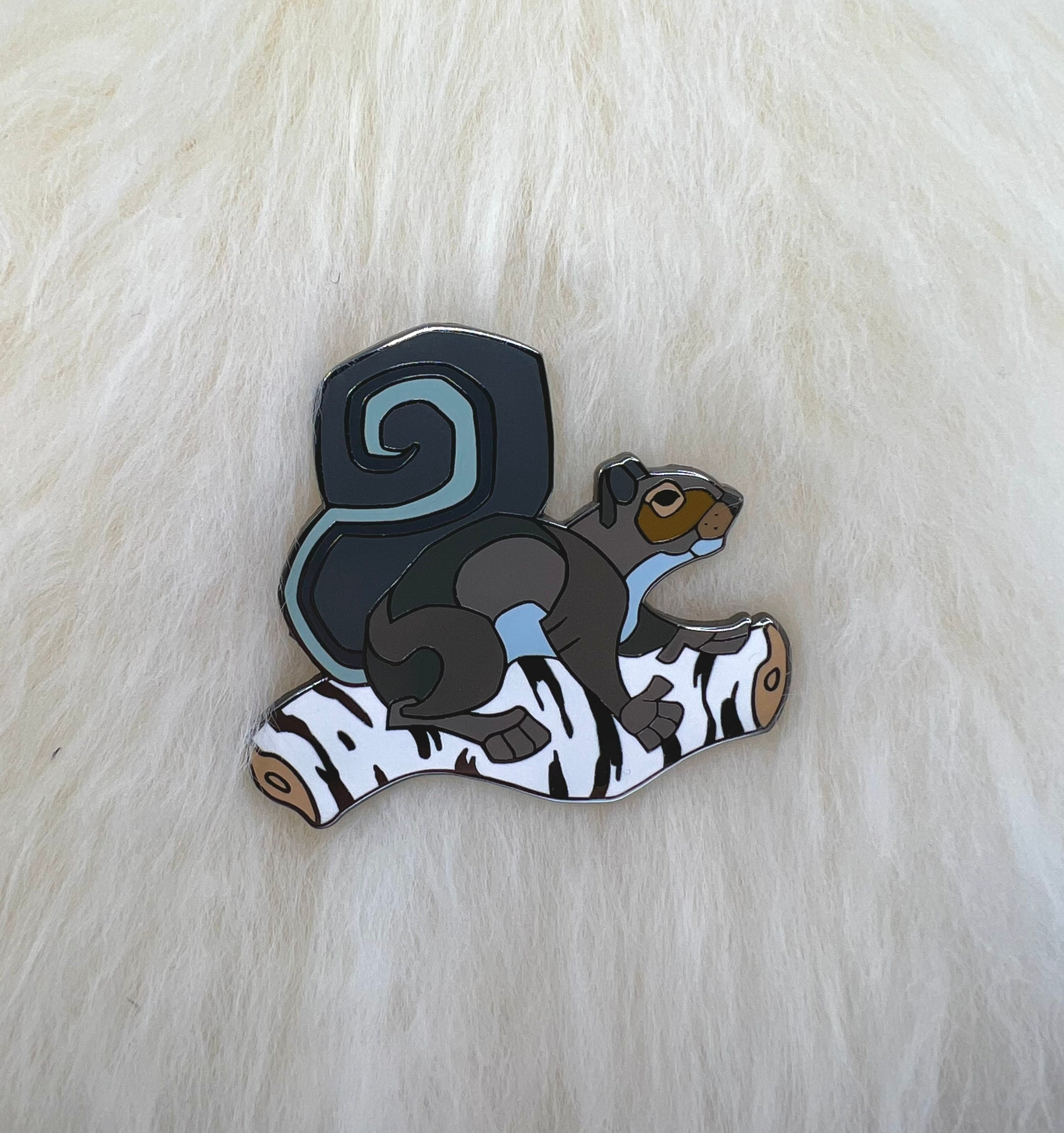 Squirrel Hard Enamel Pin Squirrel Pin Animal Pin Art - Etsy