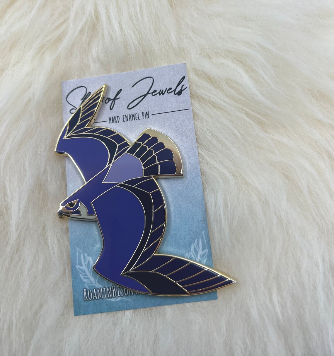 Peregrine Falcon Hard Enamel Pin Falcon Pin Art Deco - Etsy