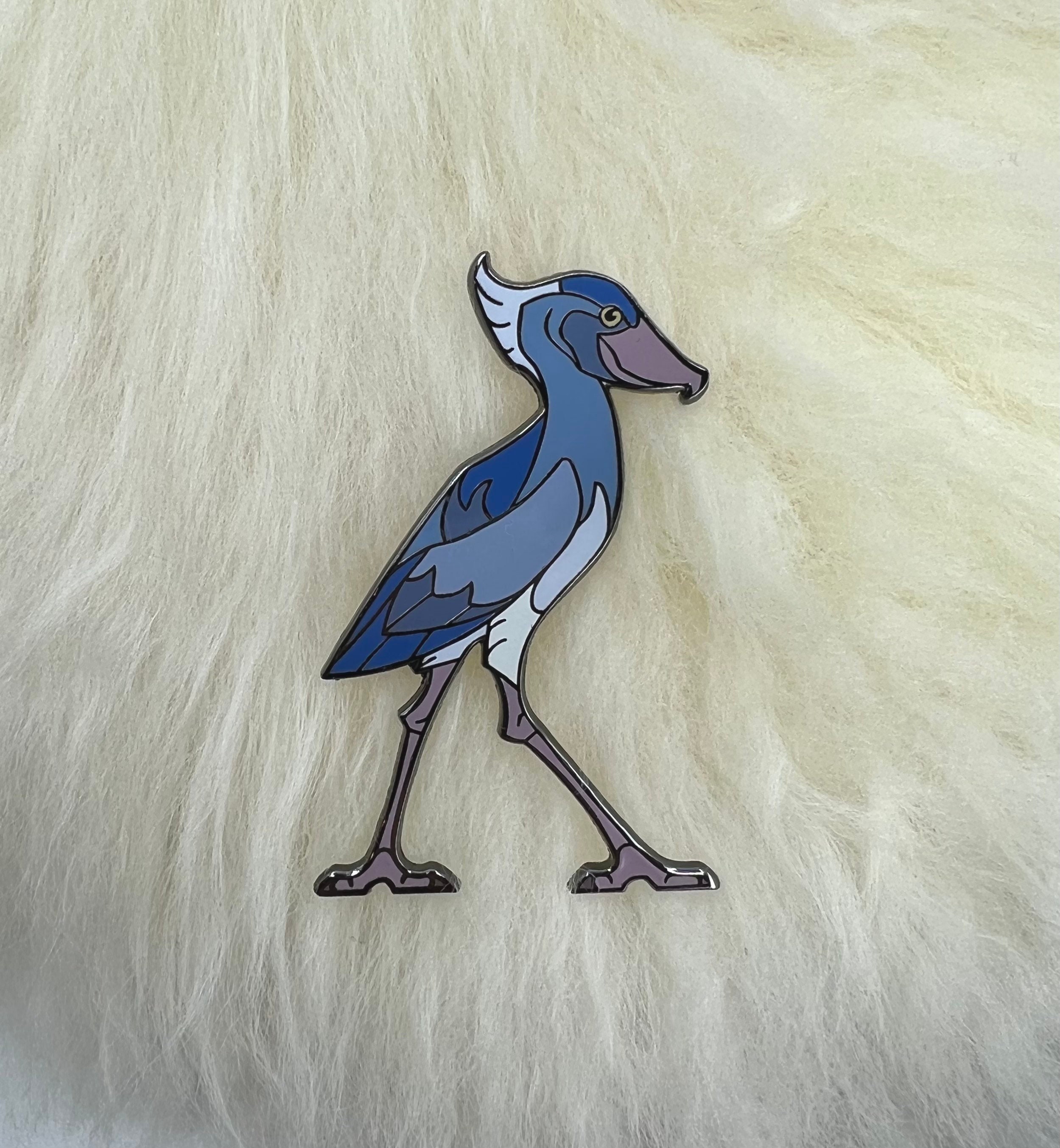 Shoebill Stork Hard Enamel Pin Shoebill Stork Pin Bird Pin - Etsy