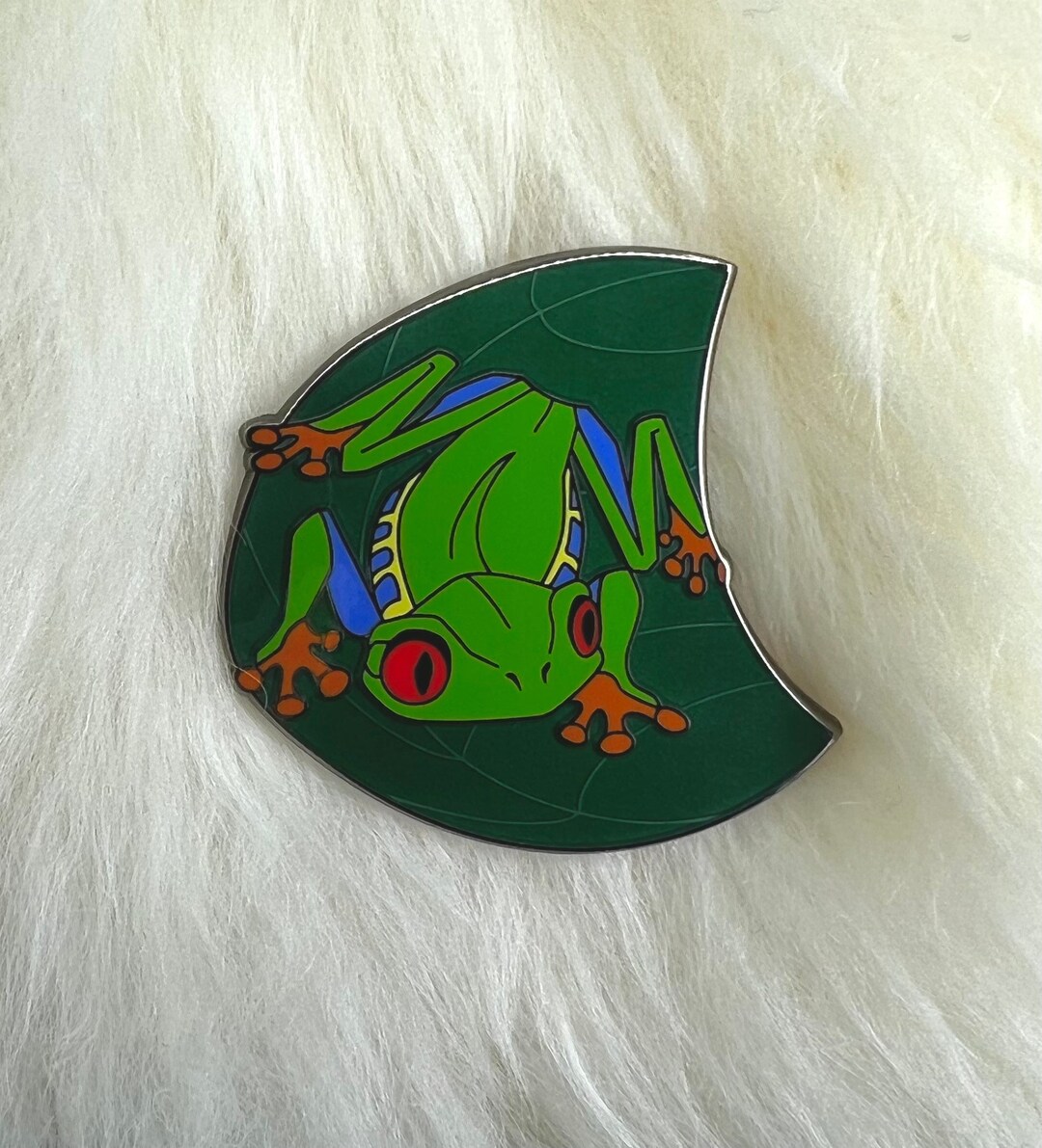 Red Eyed Tree Frog Enamel Pin | Frog Enamel Pin | Frog Pin | Animal Pin ...