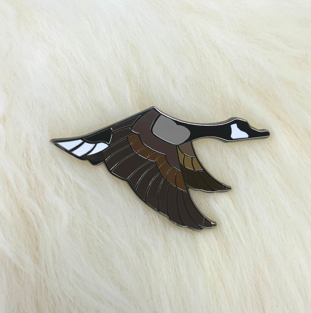 Canada Goose Hard Enamel Pin | Canadian Goose Pin | Goose Pin | Bird ...