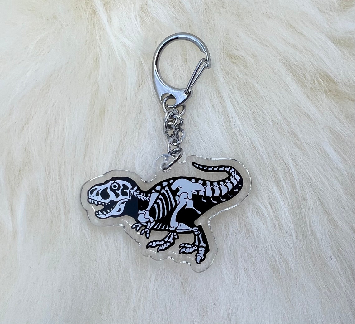 T Rex Keychain Tyrannosaurus Keychain Dinosaur Keychain - Etsy