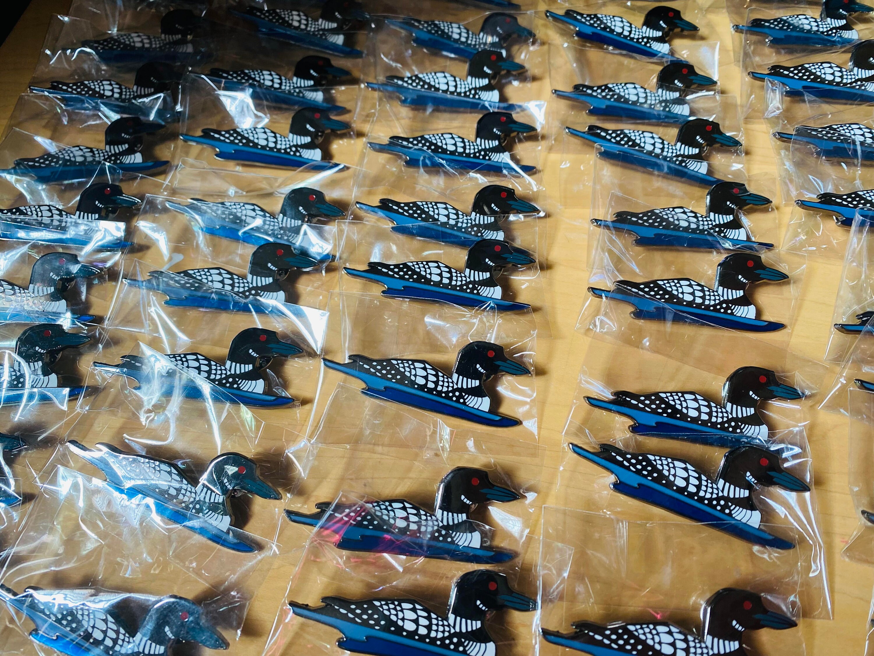 Common Loon Hard Enamel Pin Loon Pin Bird Pin Animal Pin - Etsy