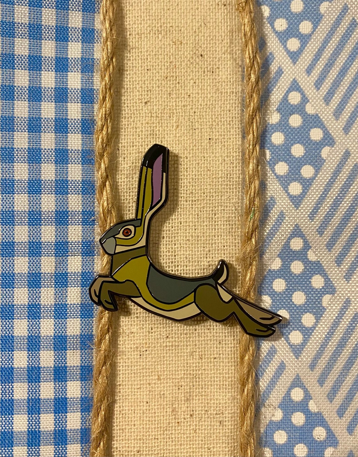 Jackrabbit Hard Enamel Pin Rabbit Pin Hare Pin Art Deco | Etsy