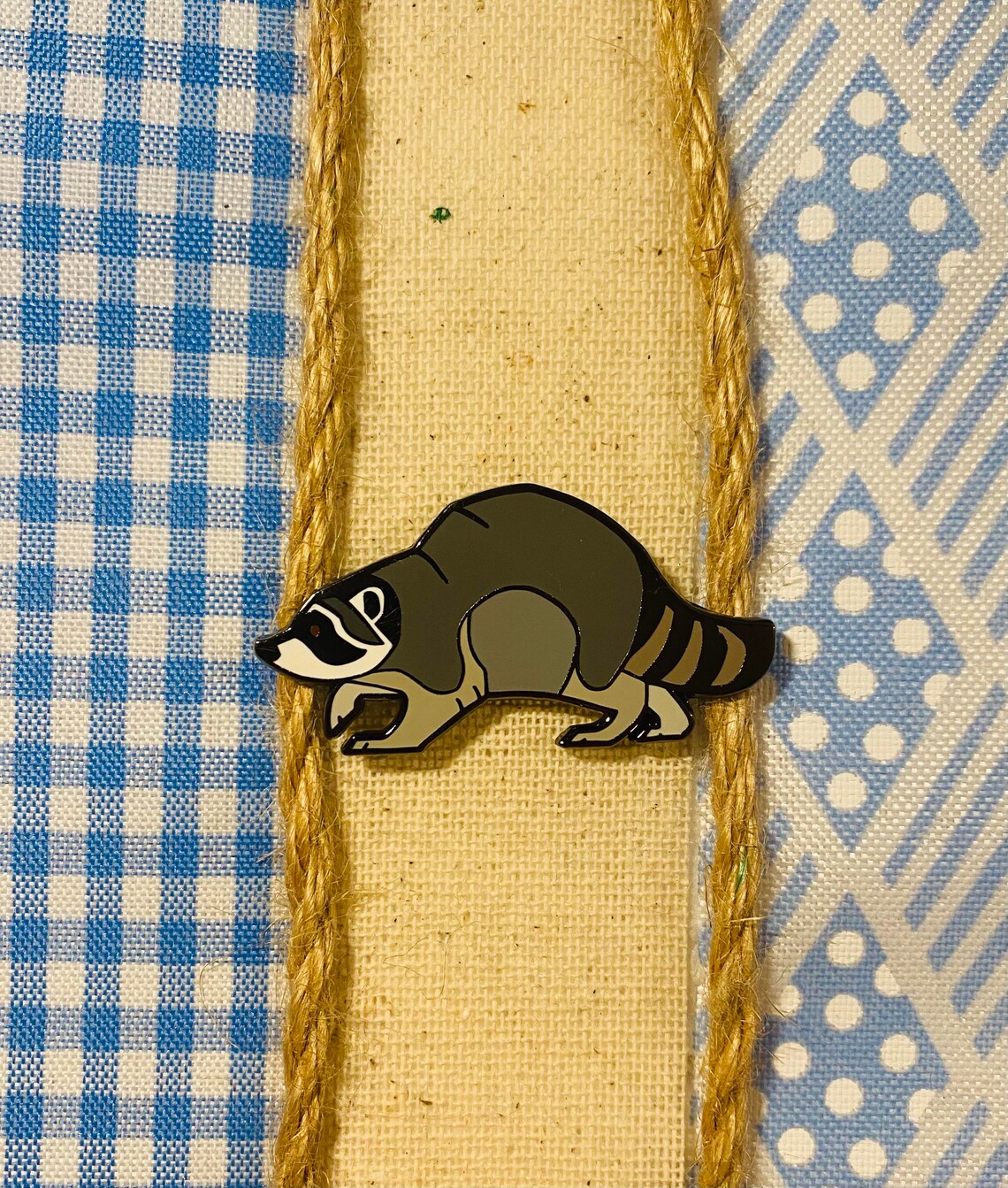 Raccoon Hard Enamel Pin Raccoon Pin Animal Pin Art Deco | Etsy