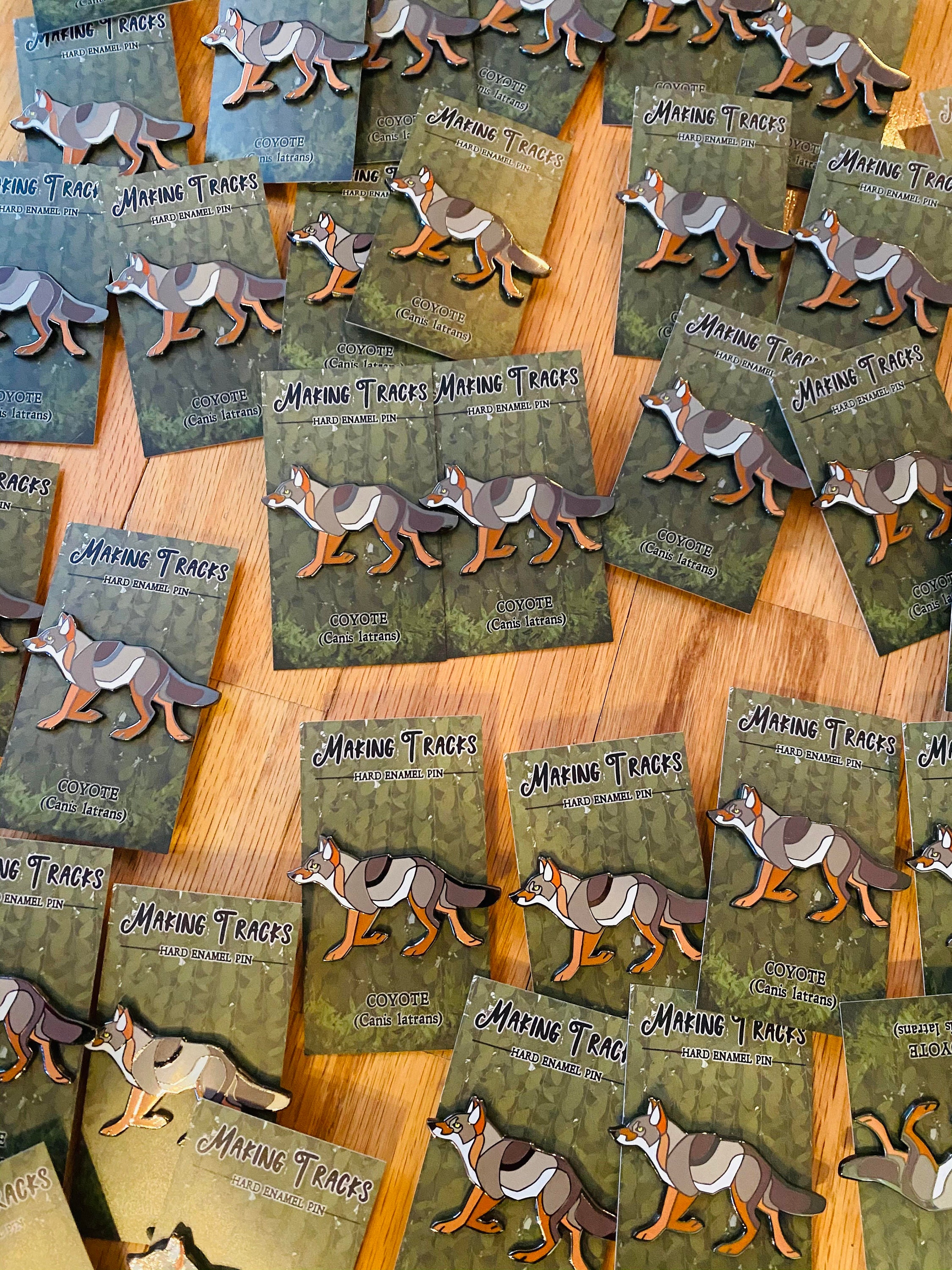 Coyote Hard Enamel Pin Coyote Pin Art Deco Minimalist - Etsy