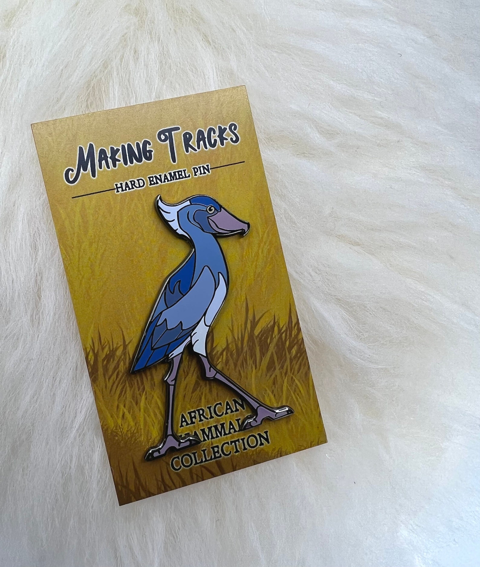 Shoebill Stork Hard Enamel Pin Shoebill Stork Pin Bird Pin - Etsy