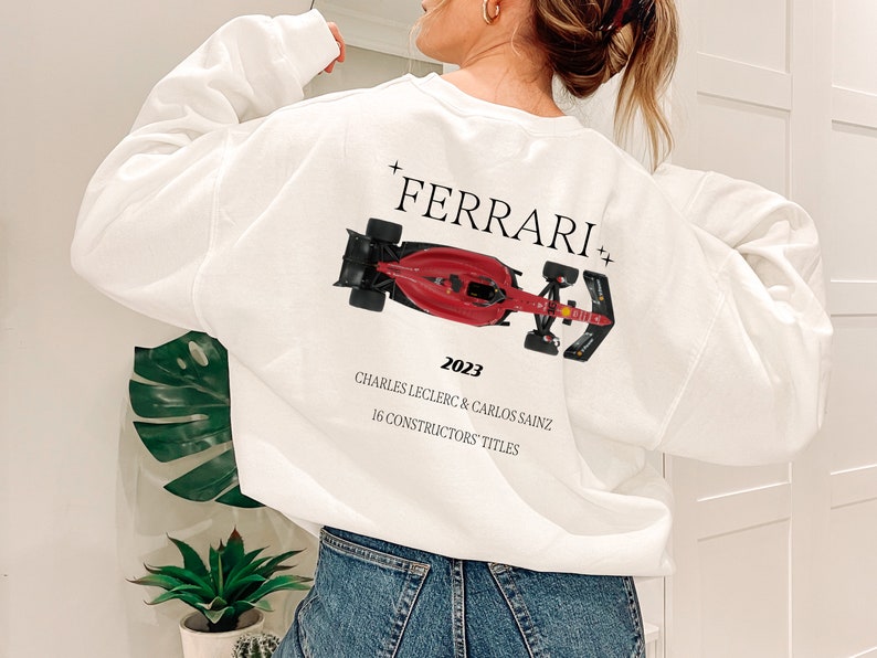Charles Leclerc Carlos Sainz Ferrari F1 Team Crewneck - Etsy