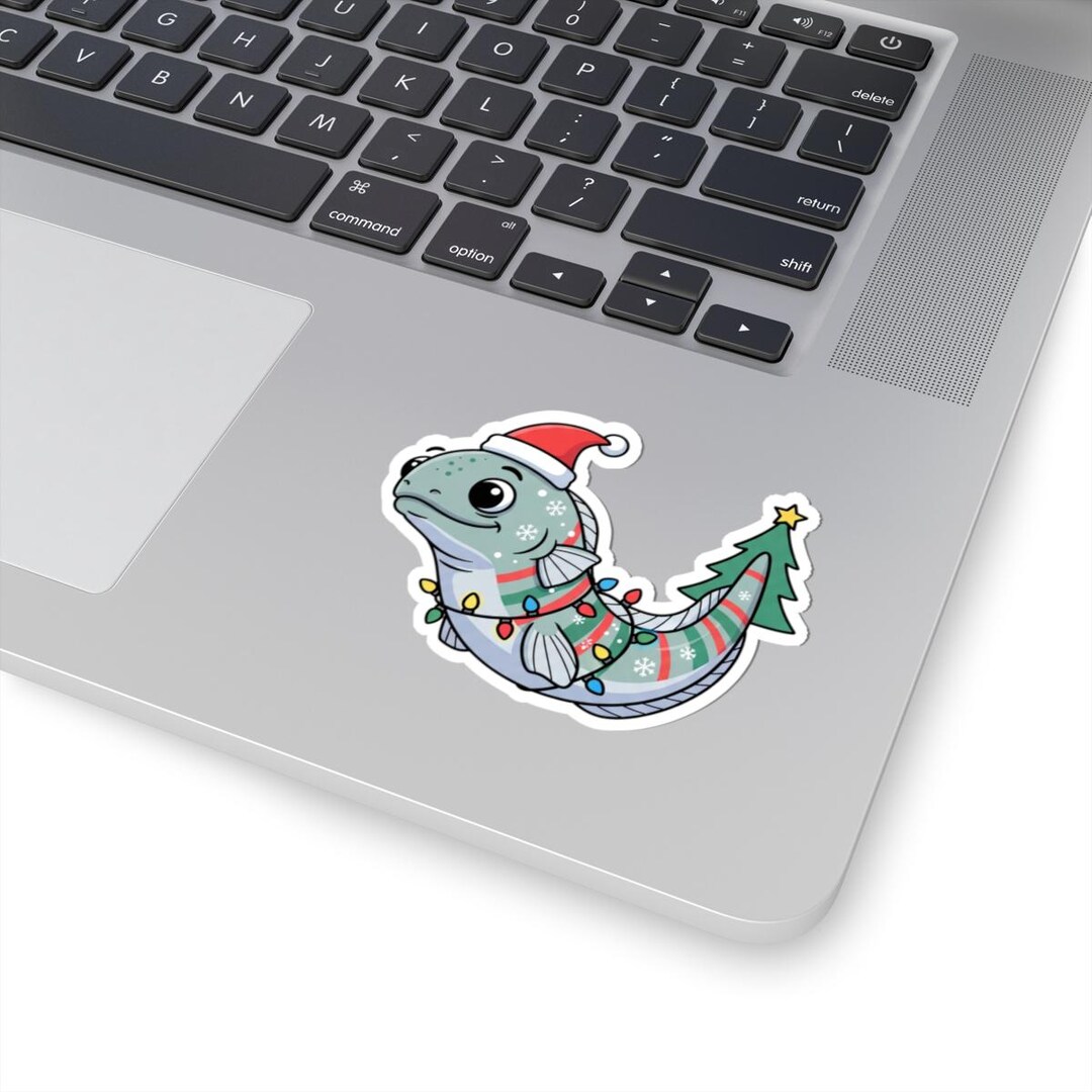 Christmas Eel Sticker | Scuba Diver - Etsy