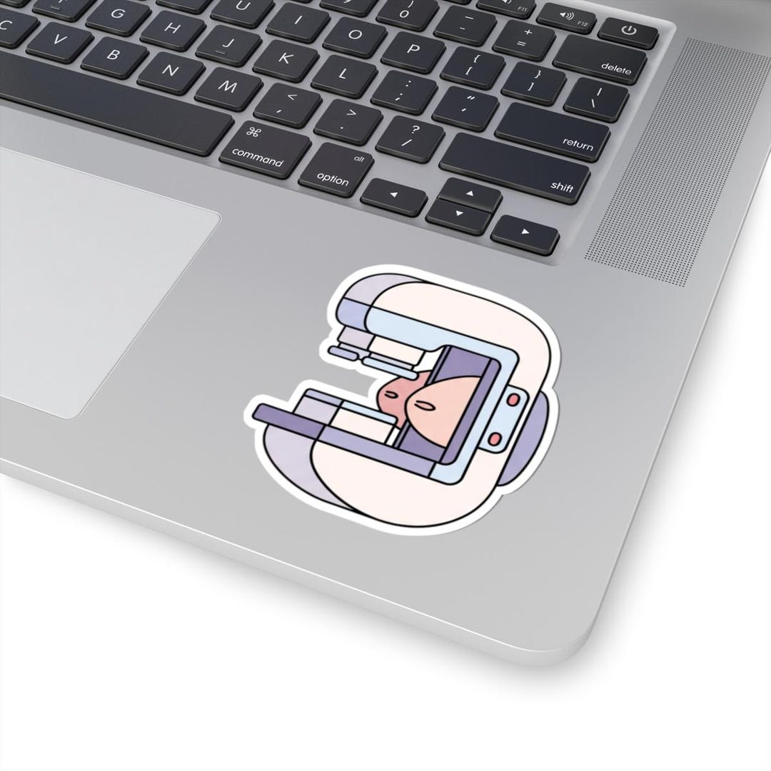 Cute Mammogram Machine Sticker | Kiss-cut Stickers, Medical Humor - Etsy