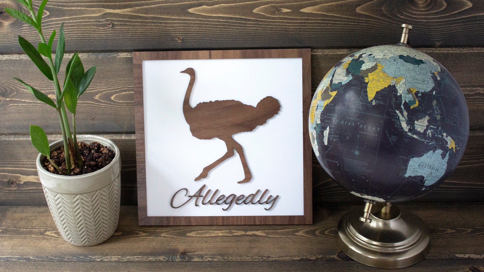 Letterkenny allegedly Sign for Wall, Mantle , Bookshelf Handmade ...