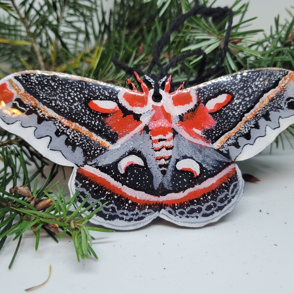 Moth Ornament - Etsy