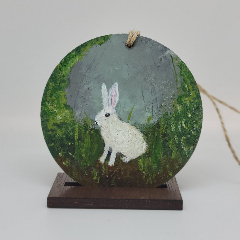 Rabbit Ornament - Etsy
