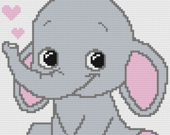 Elephant Graph | Etsy