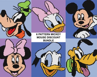 Mickey Mouse C2c Pattern - Etsy