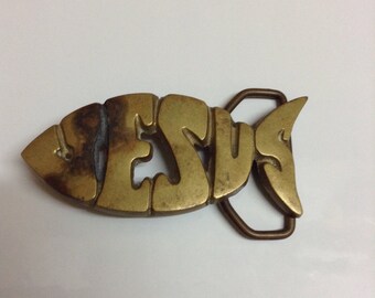 Jesus belt buckle | Etsy