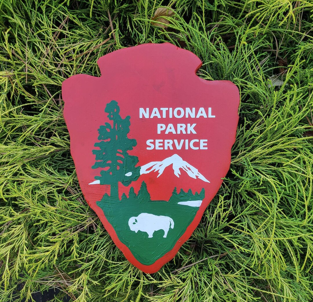 FREE SHIPPING, Replica National Park Service Arrow Wooden Sign ...