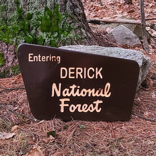 National Forest Sign - Etsy