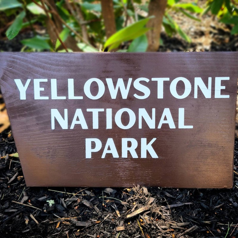 Yellowstone Sign - Etsy