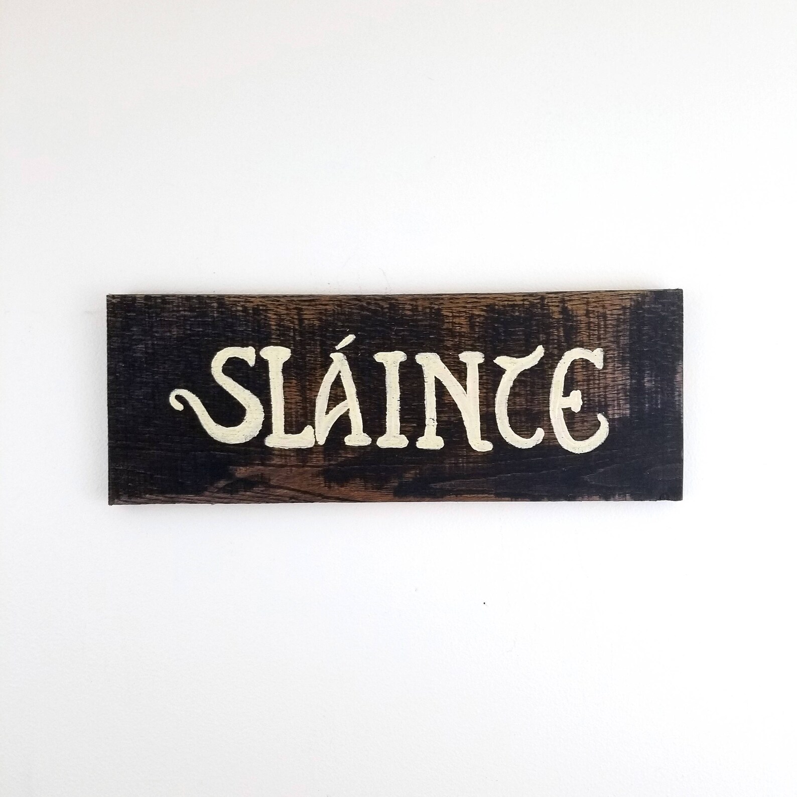 Sláinte Sign Wood Wall Art Decor Irish Wall Art St. - Etsy