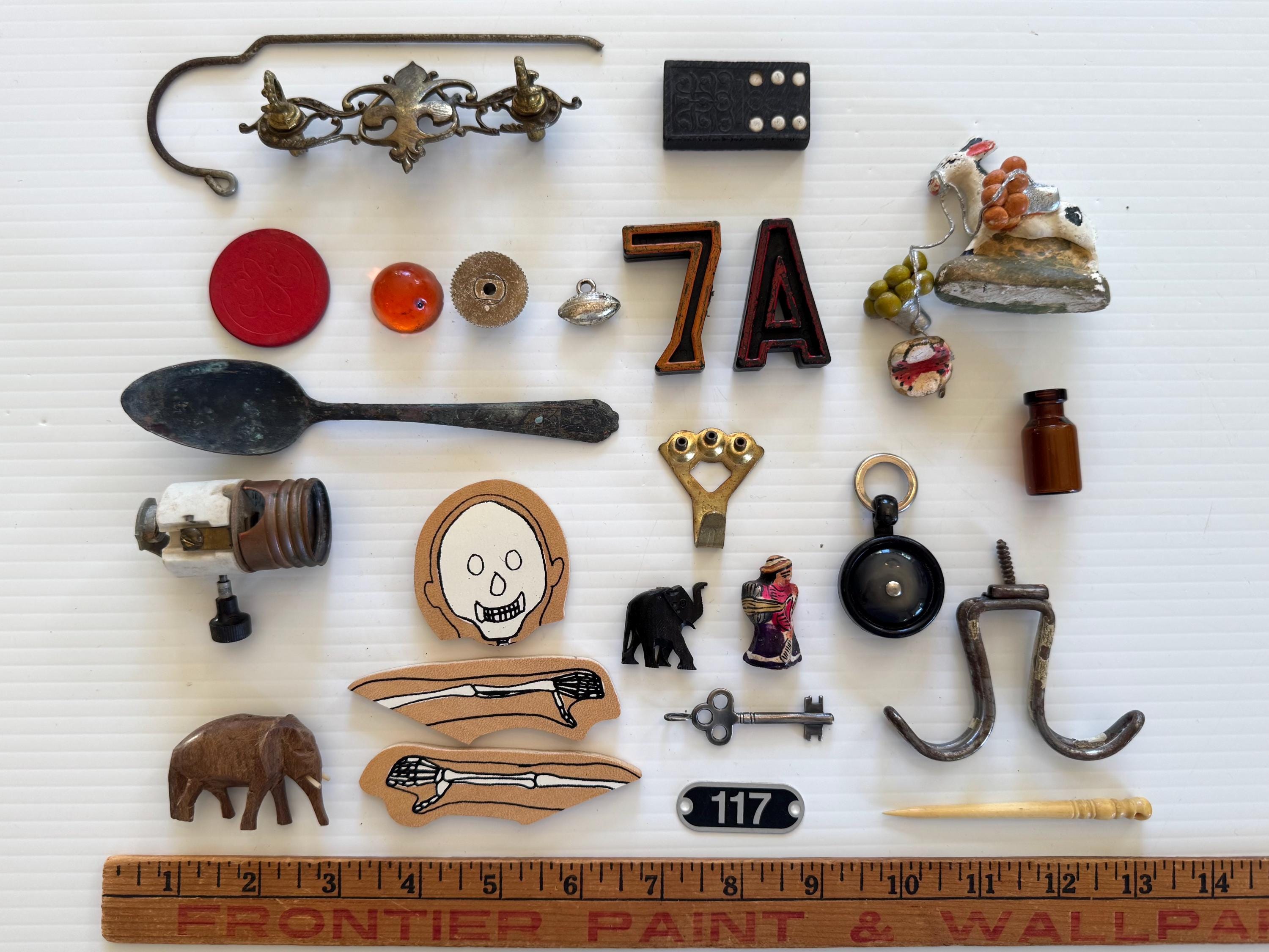 Large Mixed Junk Lot, Vintage Pieces, Rusty Junk, Found Junk Pieces ...
