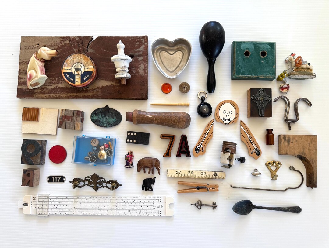 Large Mixed Junk Lot, Vintage Pieces, Rusty Junk, Found Junk Pieces ...