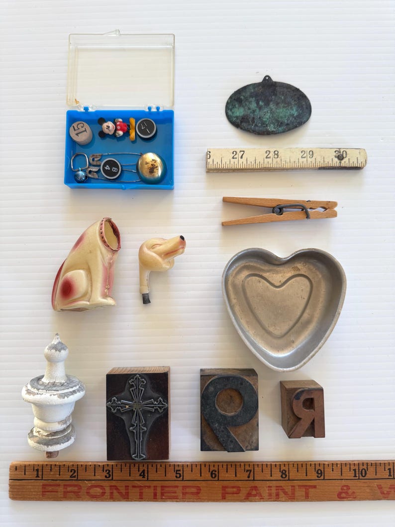 Large Mixed Junk Lot, Vintage Pieces, Rusty Junk, Found Junk Pieces ...