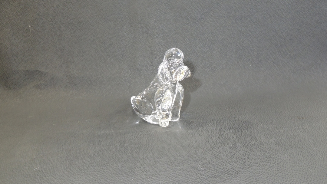 Crystal Poodle Signed Vanne France /vintage - Etsy